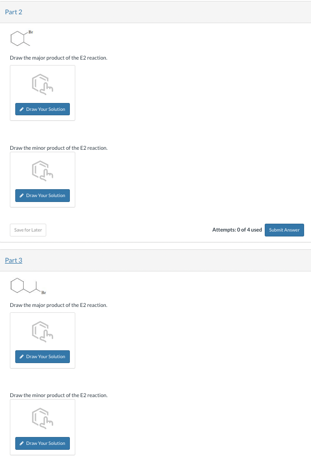 Solved Predict the products of the E2 reactions that result | Chegg.com