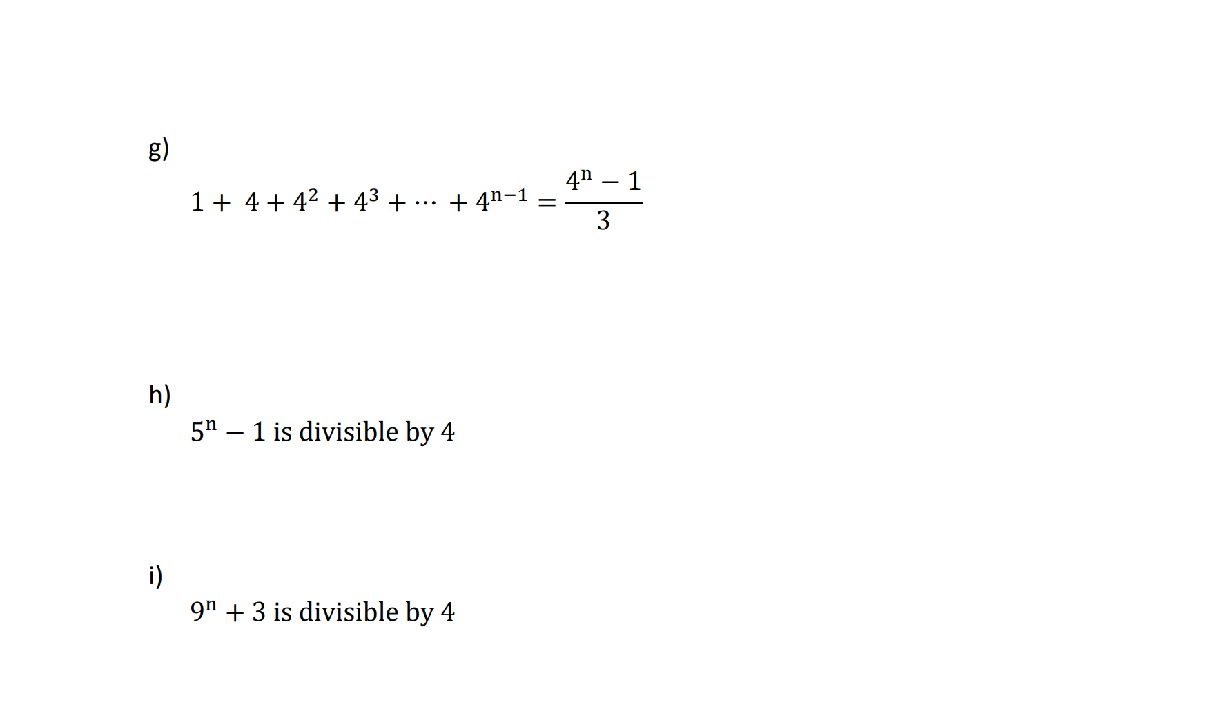 Solved Solve the following by | Chegg.com