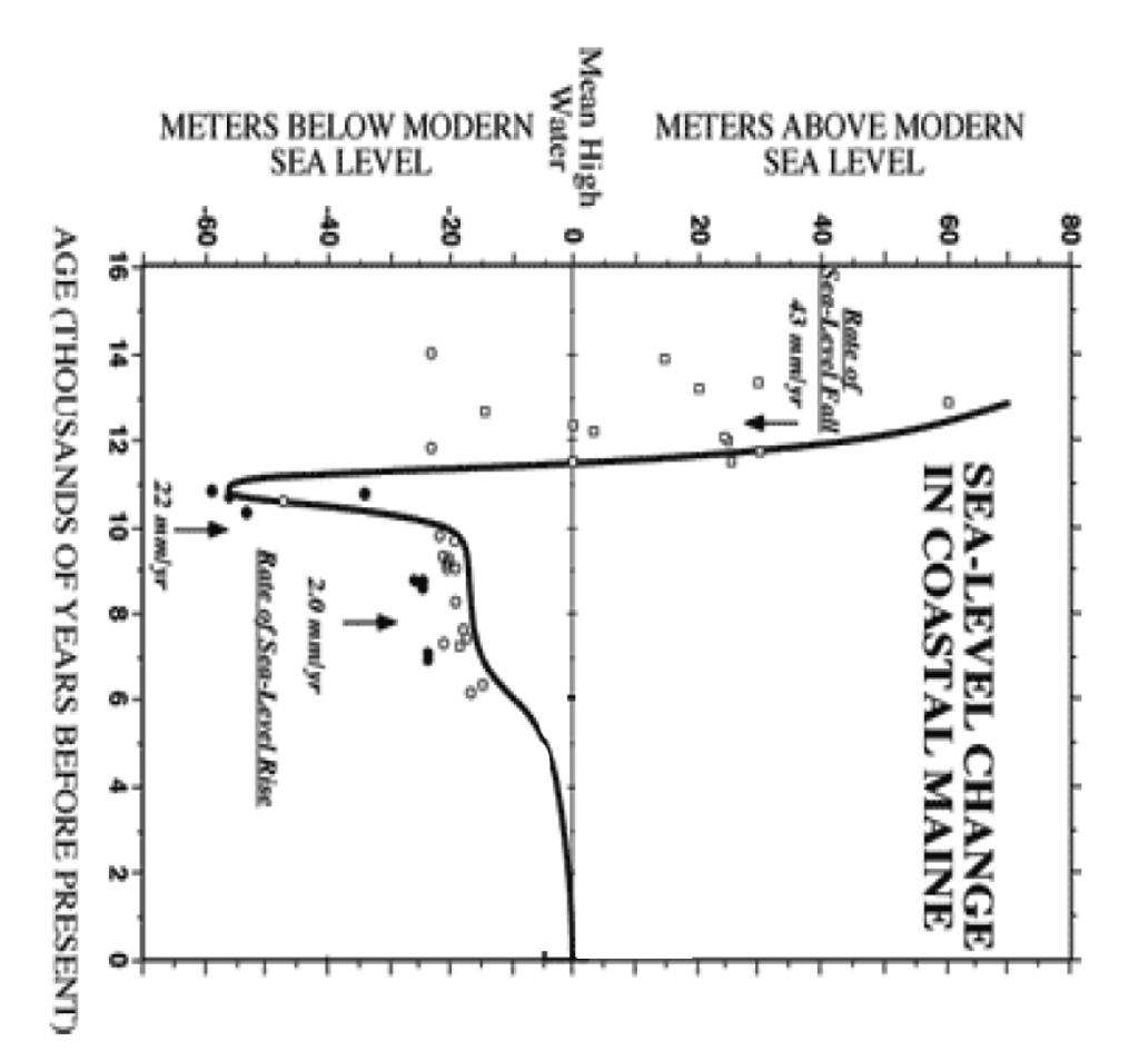 Solved Using the 2 graphs of sea-level changes, (one is for | Chegg.com