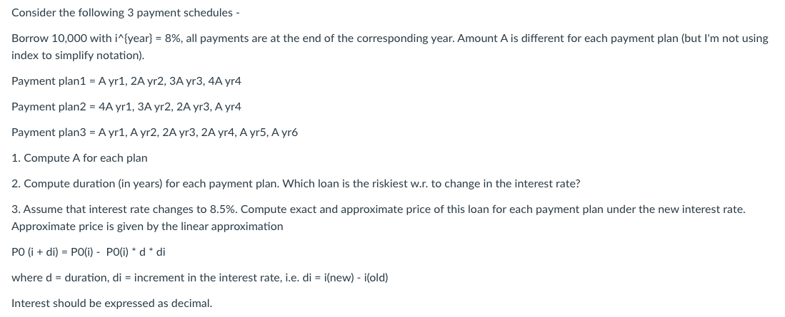 Solved Show all work, formulas, explanations, etc etc. By | Chegg.com