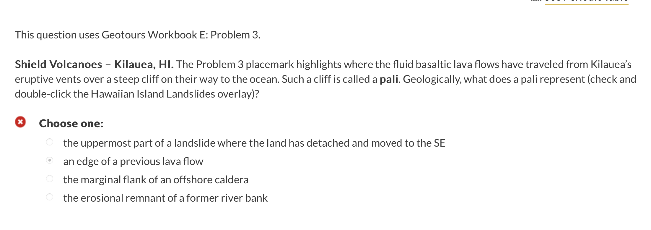 Solved Shield Volcanoes - Kilauea, HI. The Problem 3 | Chegg.com