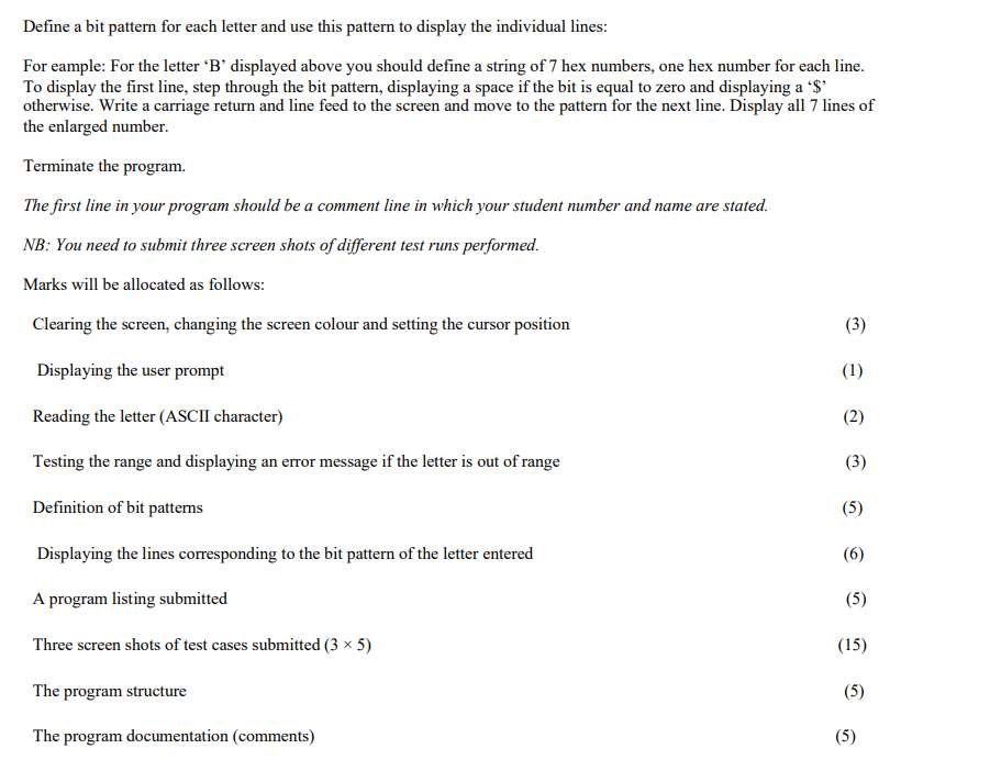Solved Assembly language programming: Write a program in | Chegg.com