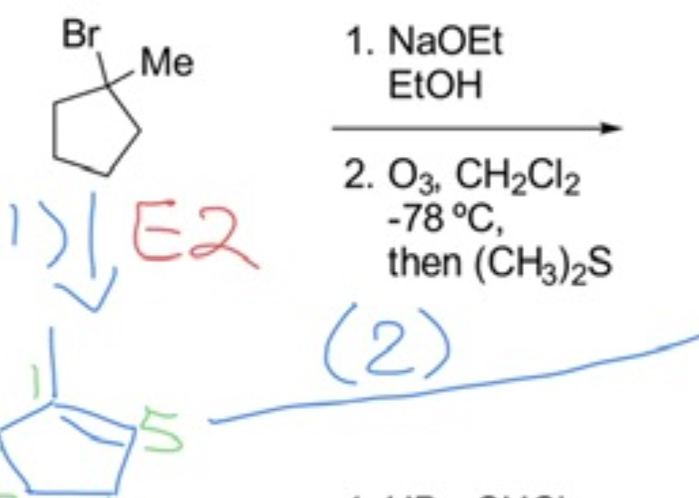 Solved explain ﻿how ﻿and ﻿why ﻿the ﻿E2 ﻿reaction ﻿went ﻿from | Chegg.com