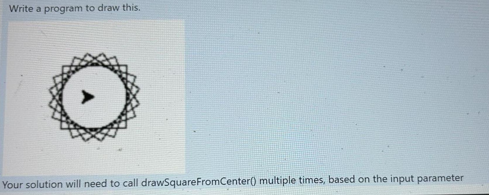 Write a program to draw this.Your solution will need | Chegg.com