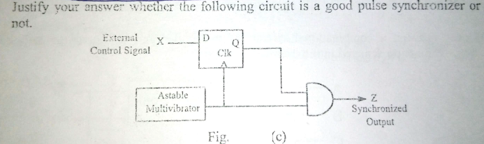 Solved Justify your answer Whether the following circuit is | Chegg.com
