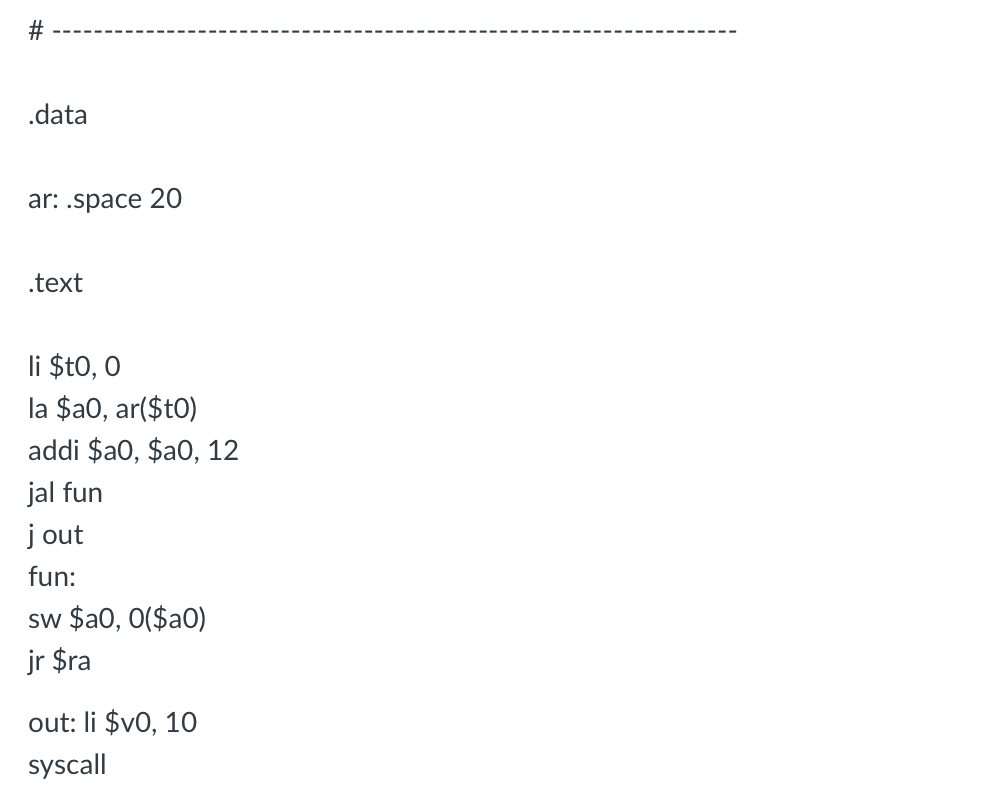 Convert from MIPS to C Convert the following Snippets | Chegg.com