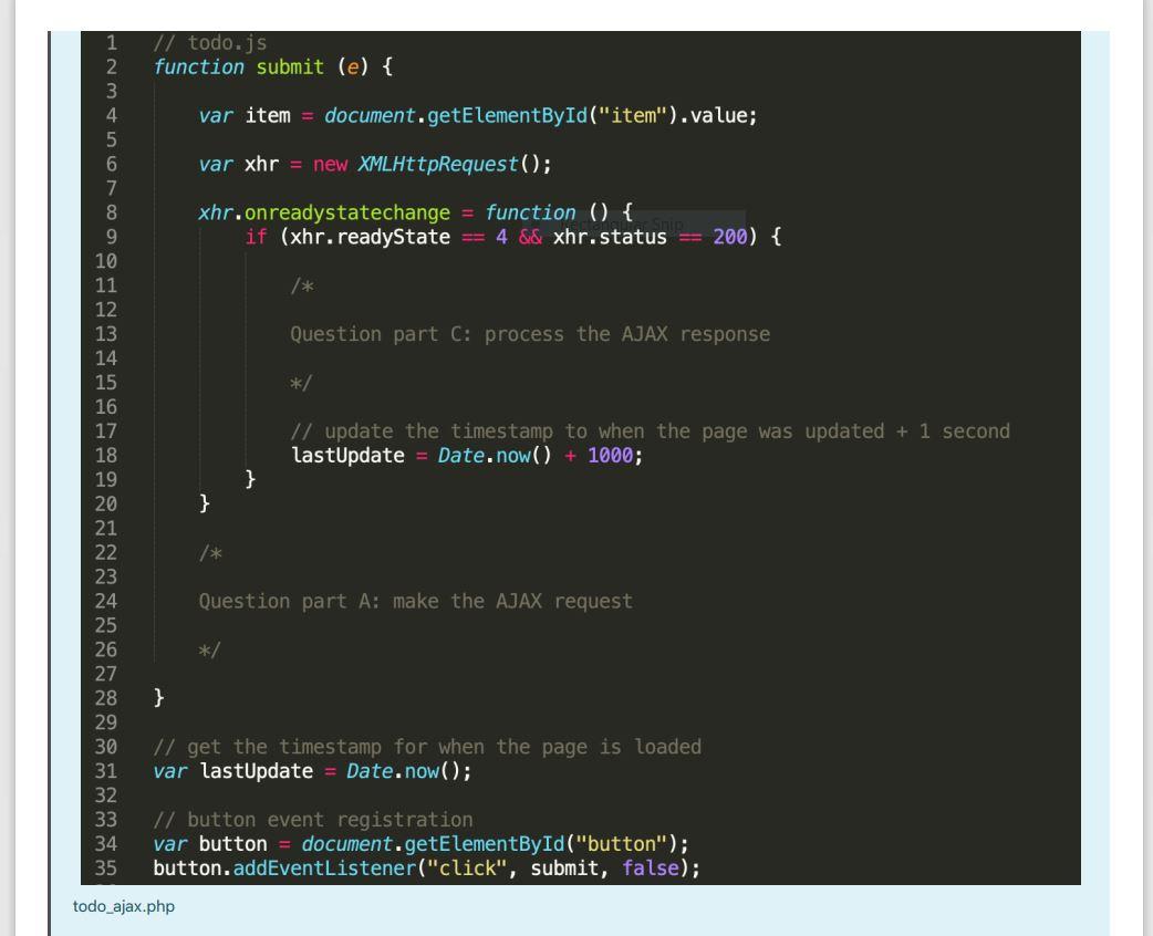 Solved [20 marks] Below is the framework for a web page that | Chegg.com