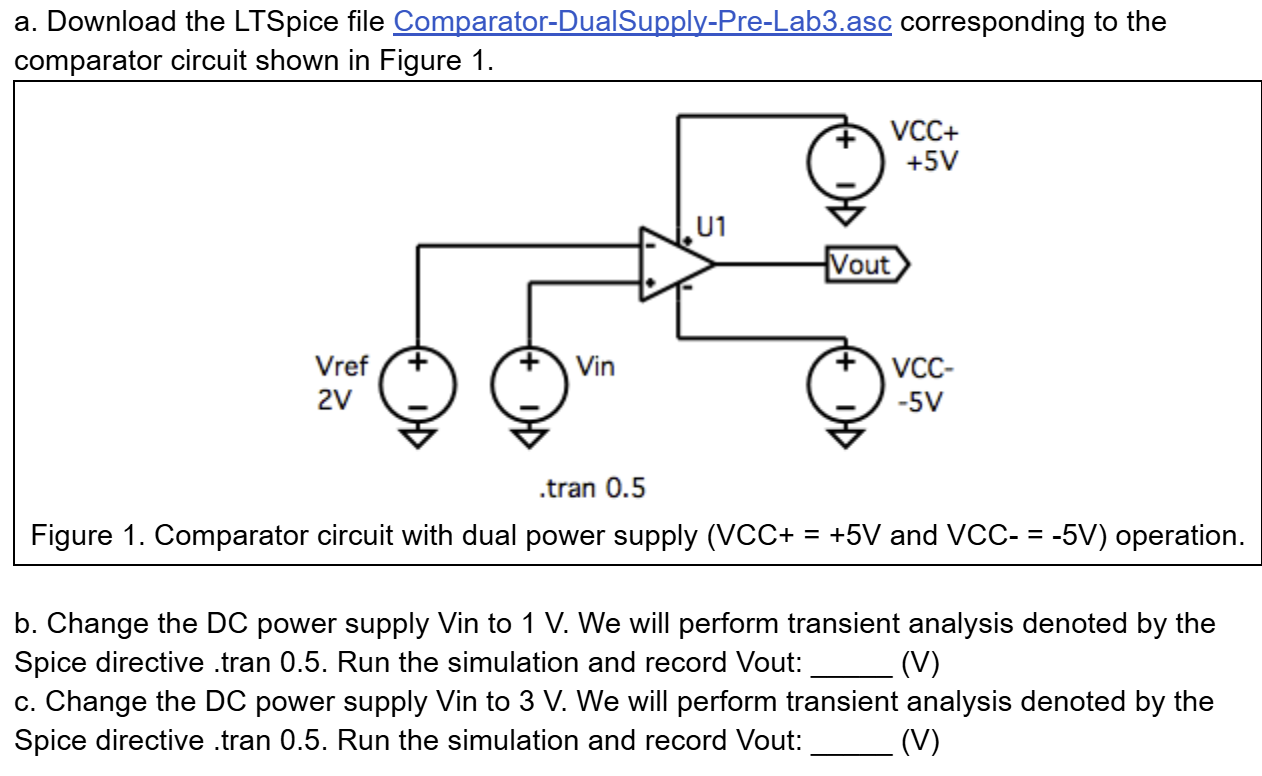 Solved a. ﻿Download the LTSpice file | Chegg.com