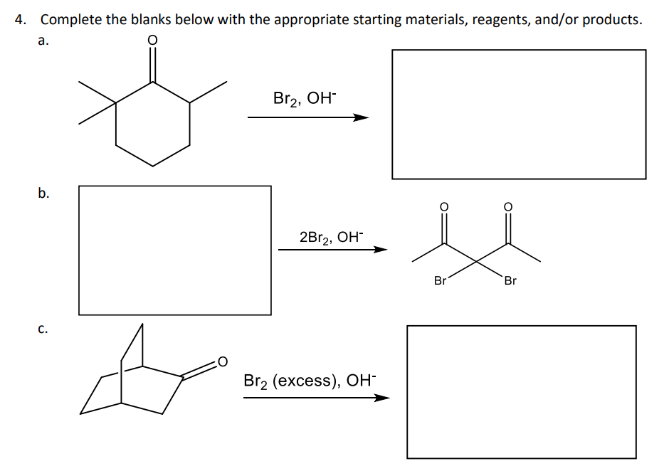 Solved 4. Complete the blanks below with the appropriate | Chegg.com