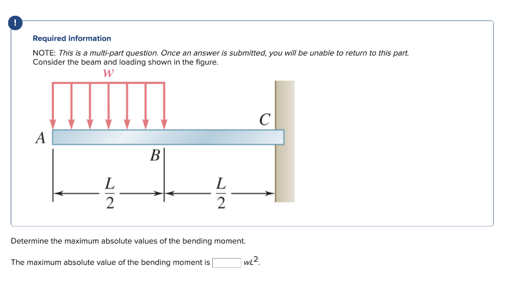 Solved Required information NOTE: This is a multi-part | Chegg.com