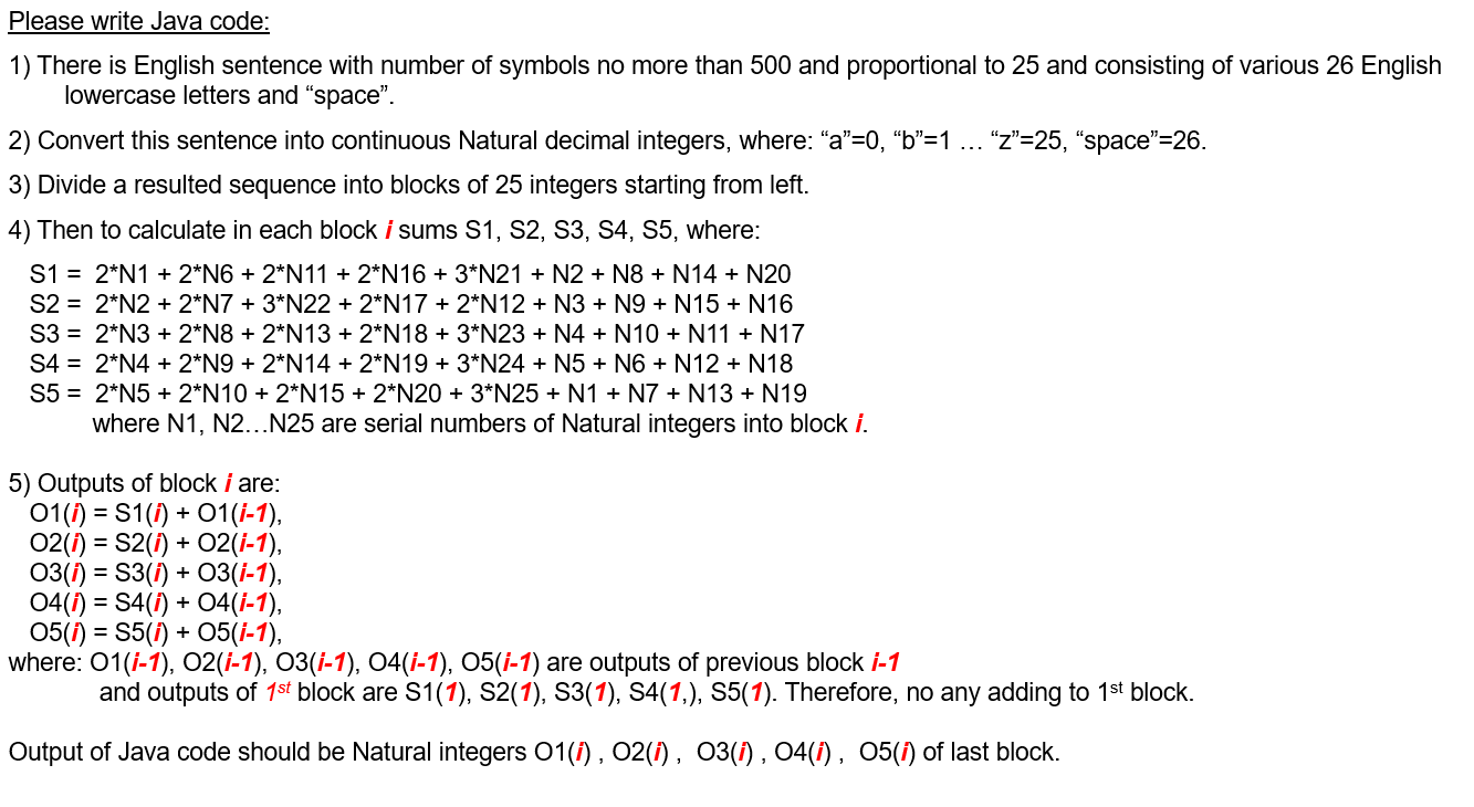 Please write Java code: 1) There is English sentence | Chegg.com