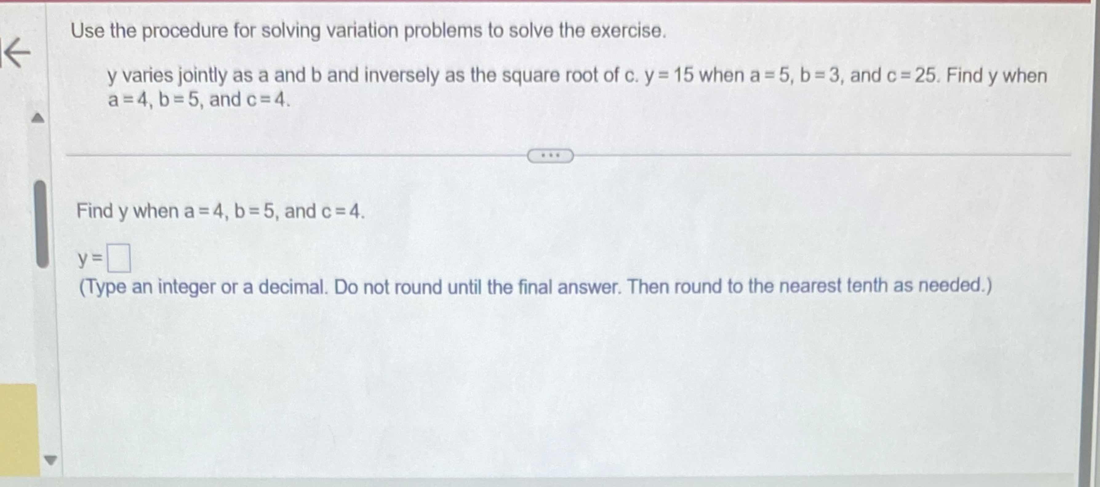 Solved Use the procedure for solving variation problems to | Chegg.com