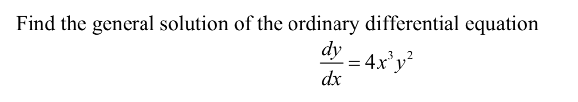 Solved Find the general solution of the ordinary | Chegg.com