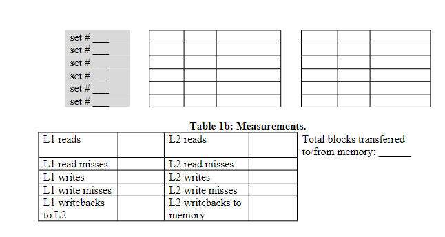 Use the following address trace for problem 1. | Chegg.com