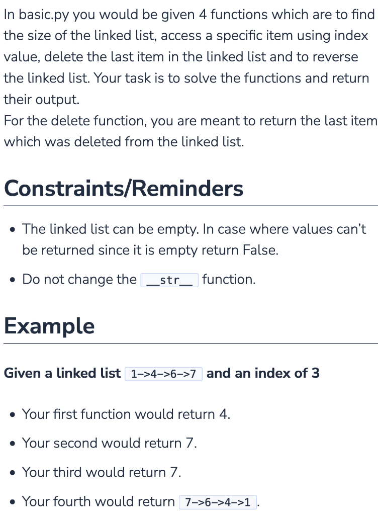 Solved In basic.py you would be given 4 functions which are | Chegg.com