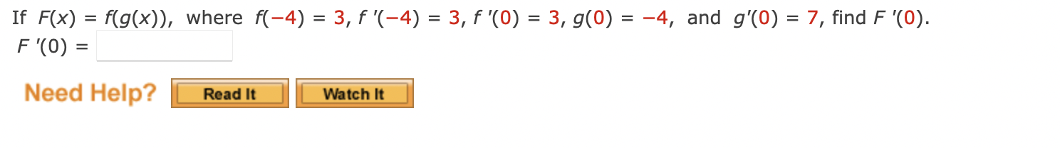 Solved If F(x)=f(g(x)), where | Chegg.com