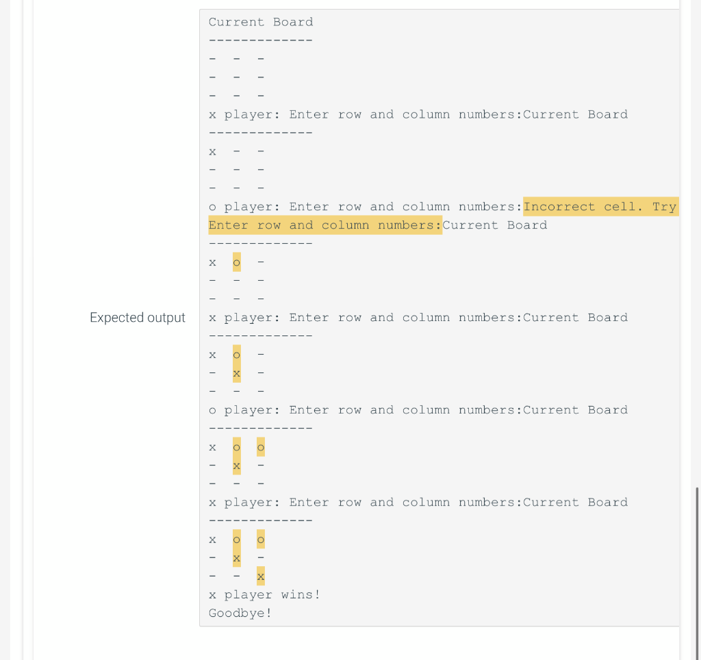 Solved This project creates a simple Tic-Tac-Toe game. You | Chegg.com