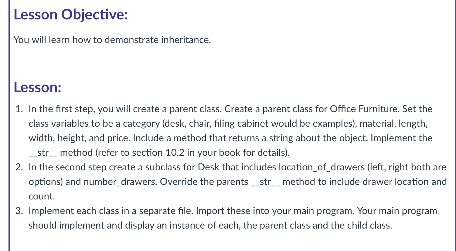 Solved Please use Python! I need the UML class diagram NOT | Chegg.com