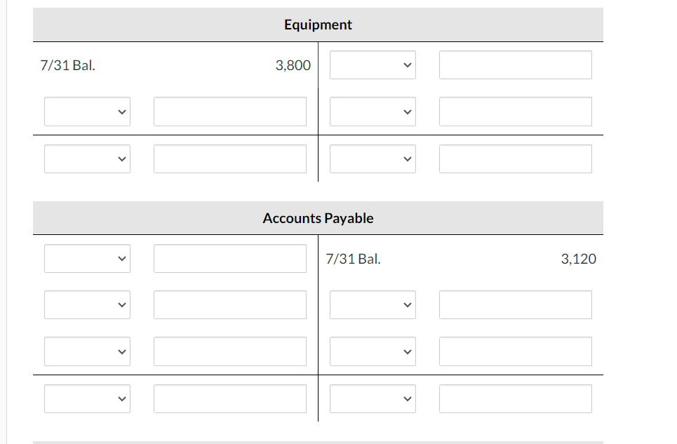 Solved Journalize the August transactions. (If no entry is | Chegg.com