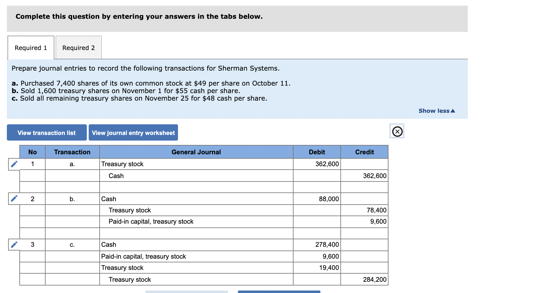 Solved Exercise 13-13 (Algo) Recording and reporting | Chegg.com