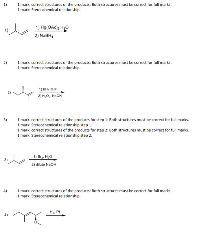 Solved Draw the two products that are formed and determine | Chegg.com