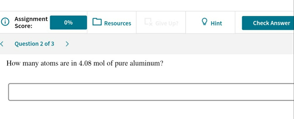 Solved Assignment Score: 0% Resources I Give Up? Hint Check | Chegg.com