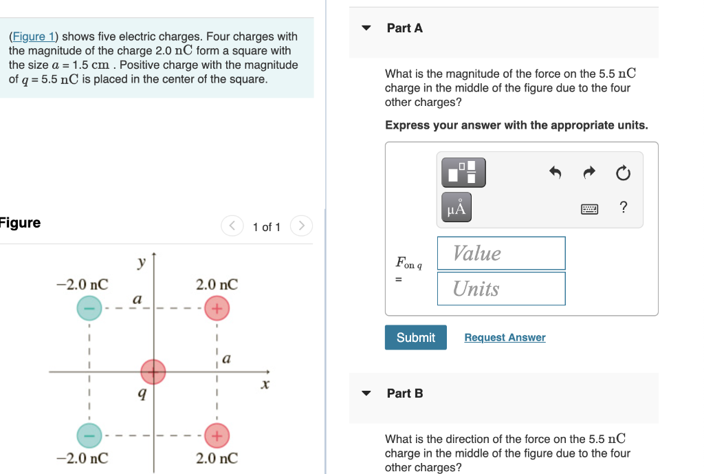 Solved (Figure 1) Shows Five Electric Four Charges, 56% OFF Solved (Figure 1) Shows Five Electric Four Charges, 56% OFF