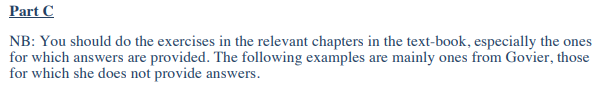 Part B Construct an argument by reductio ad absurdum | Chegg.com