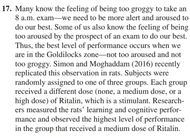 Solved 17. Many know the feeling of being too groggy to take | Chegg.com