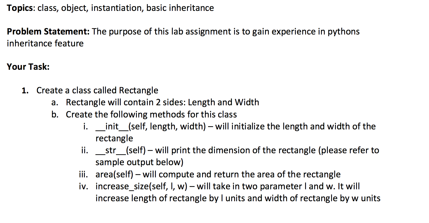 Solved Topics: class, object, instantiation, basic | Chegg.com