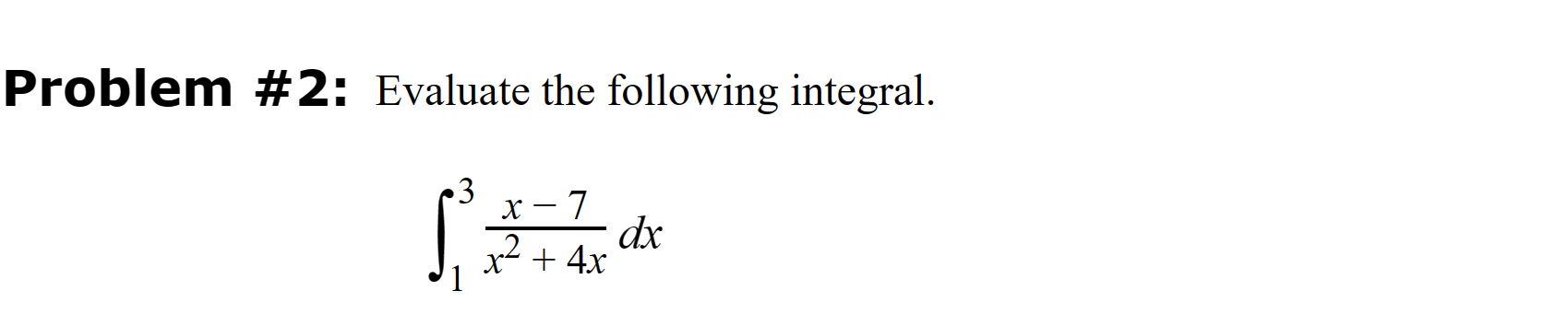 Solved Problem # 2: Evaluate the following | Chegg.com