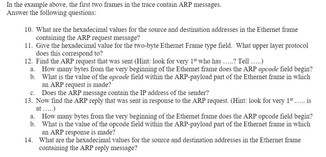 Solved File Edit View Tools Help Go Capture Analyze | Chegg.com