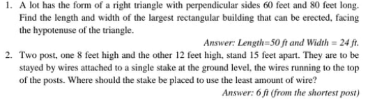 Solved 1. A lot has the form of a right triangle with | Chegg.com