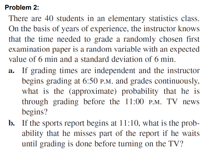 Solved Problem 2:There are 40 ﻿students in an elementary | Chegg.com