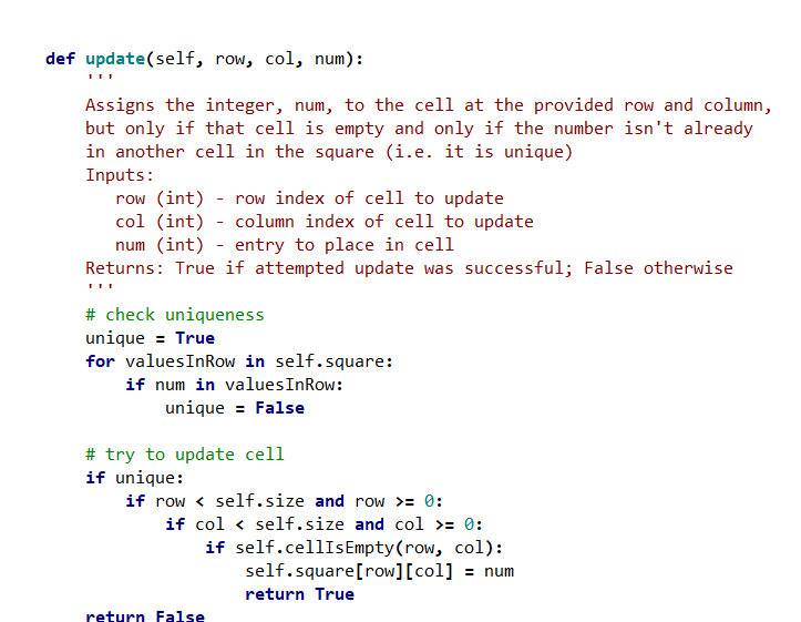 Solved Problem Description: A colleague has written a | Chegg.com