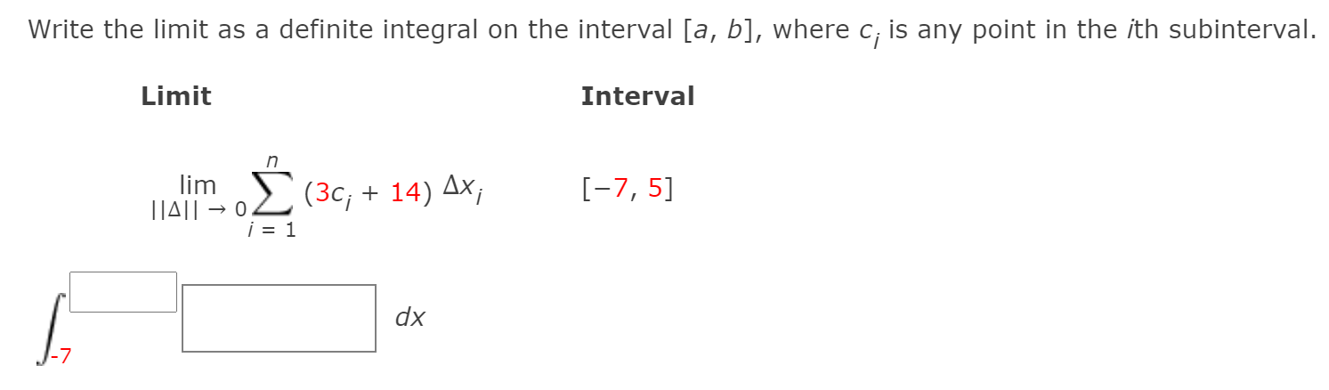 Solved Write the limit as a definite integral on the | Chegg.com