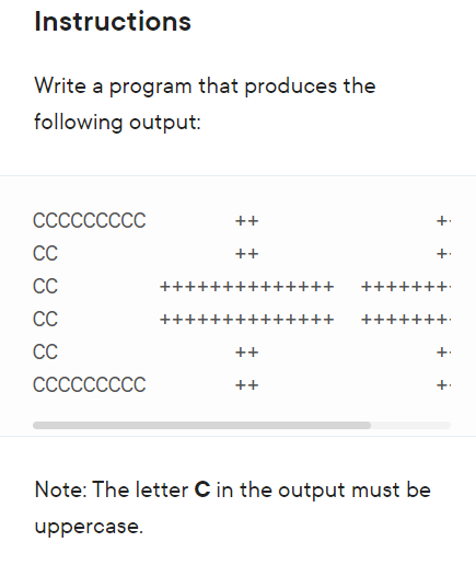 Solved Instructions Write a program that produces the | Chegg.com