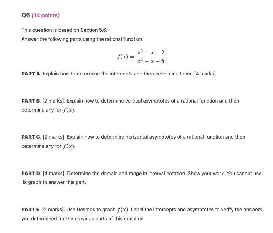 Solved This question is based on Section 5.6. Answer the | Chegg.com