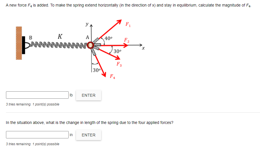 Solved The hook and spring assembly shown in the figure are | Chegg.com