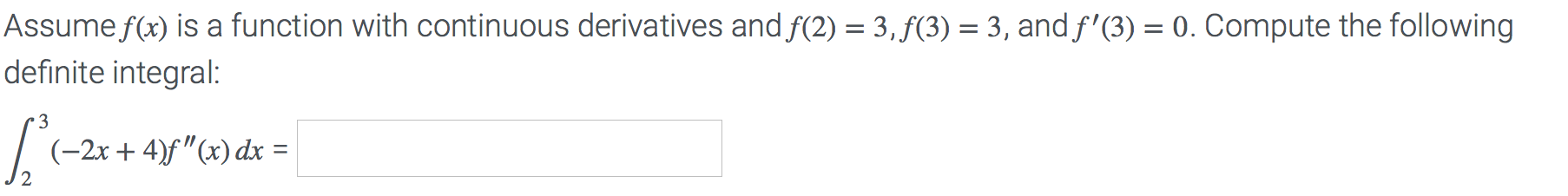 Solved Assume f(x) is a function with continuous derivatives | Chegg.com