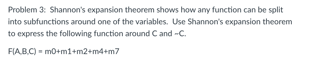 Solved Problem 4: Using the programmable logic block shown | Chegg.com