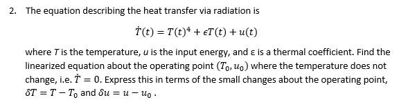 2. The equation describing the heat transfer via | Chegg.com