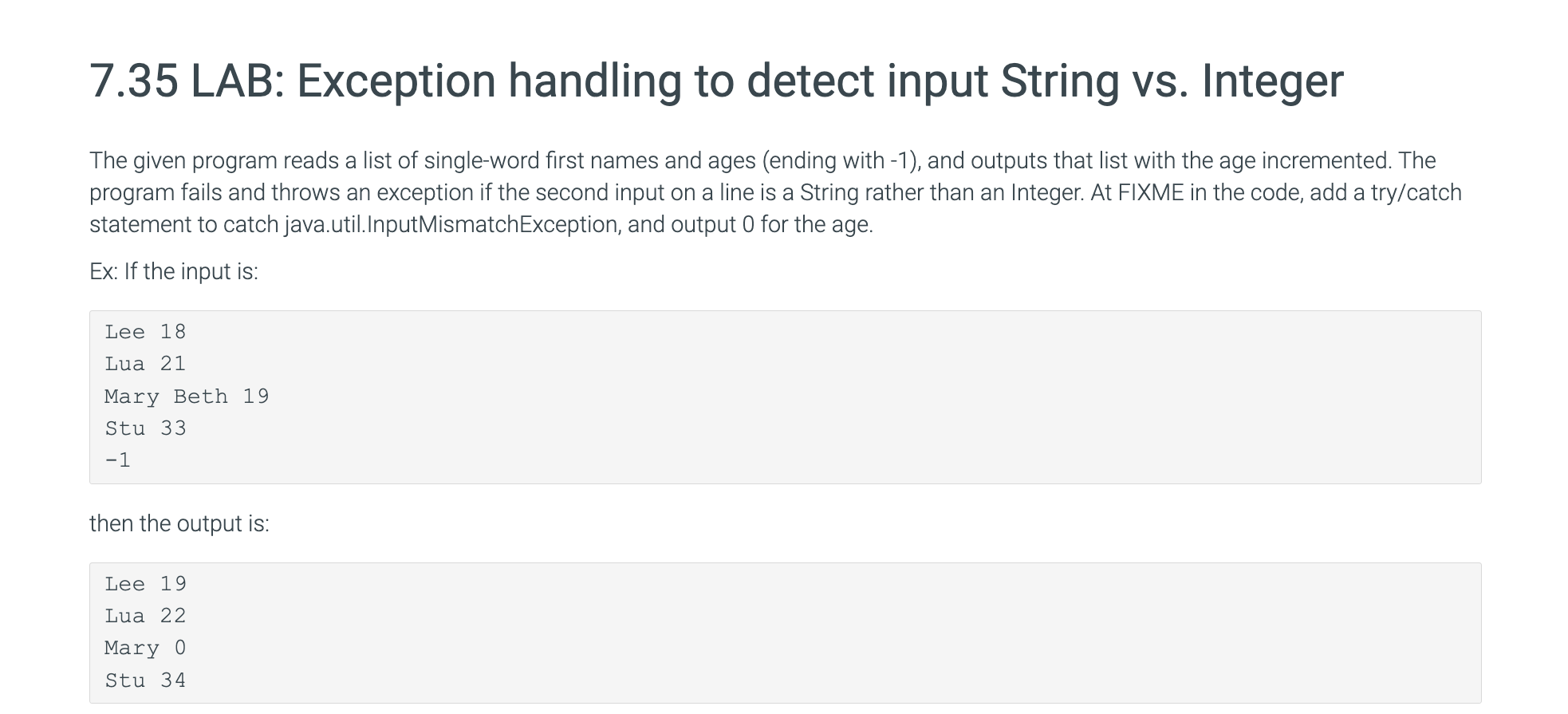 Solved Given an array of 10 names, complete the main method | Chegg.com