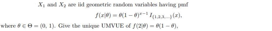 Solved X1 And X2 Are Iid Geometric Random Variables Having