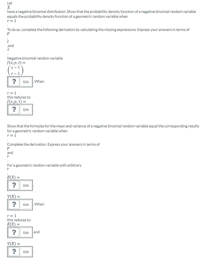 Solved Let Have A Negative Binomial Distribution Show That Chegg solved-let-have-a-negative-binomial-distribution-show-that-chegg