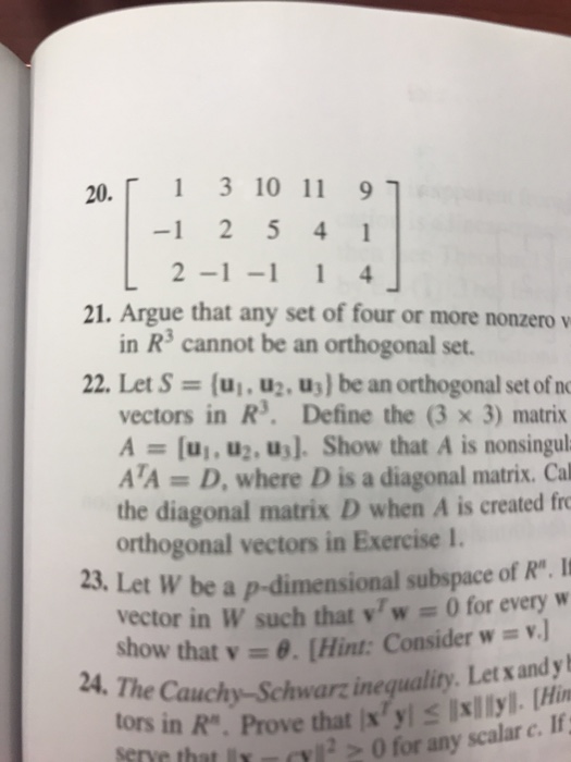 Solved 0 0 In Exercises 19 and 20, find a basis for the null | Chegg.com