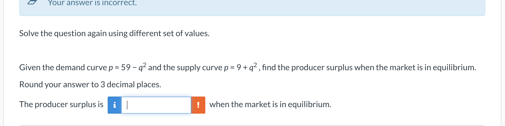 Solved Solve the question again using different set of | Chegg.com