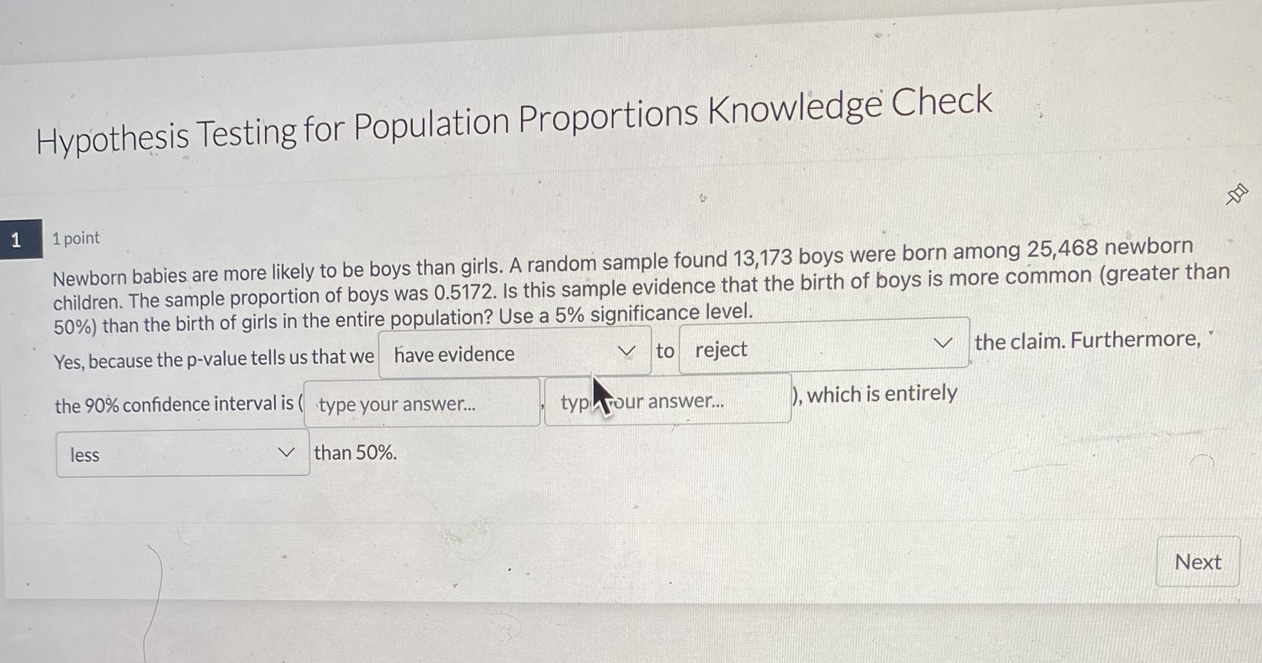 Solved Hypothesis Testing for Population Proportions | Chegg.com
