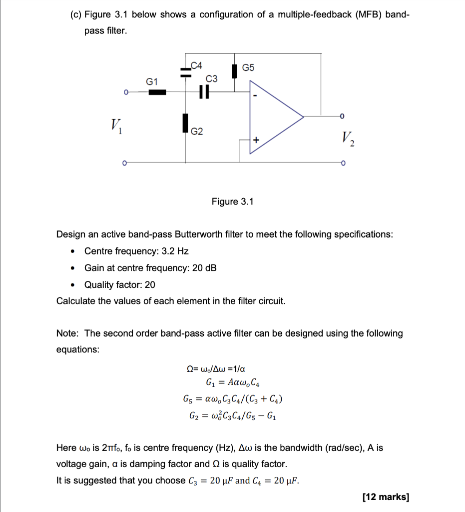 Solved (c) Figure 3.1 below shows a configuration of a | Chegg.com