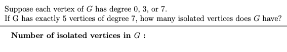 Solved Discrete Math Question . Let G be a graph with 12 | Chegg.com